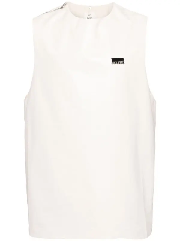 OAMC Zipped Cotton Tank Top