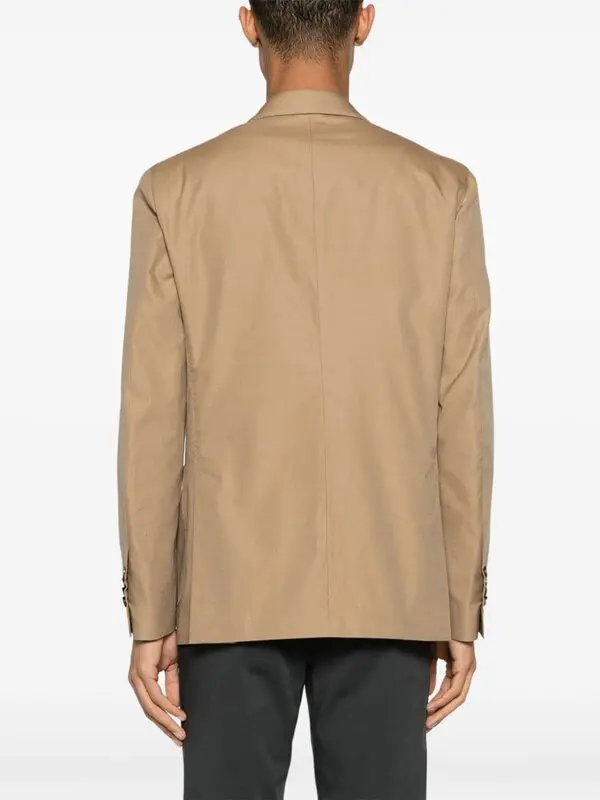 LARDINI Brooch-detail Double-breasted Blazer