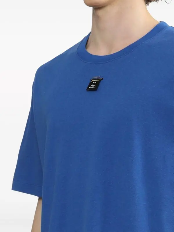 DOUBLET Sd Card Embroidered T-shirt - Blue