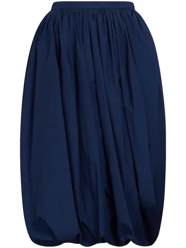 Marni Puffball-hem Midi Skirt - Blue