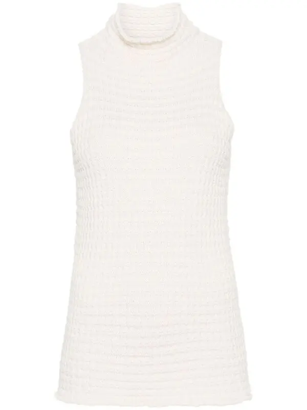 JIL SANDER High-neck Knitted Top
