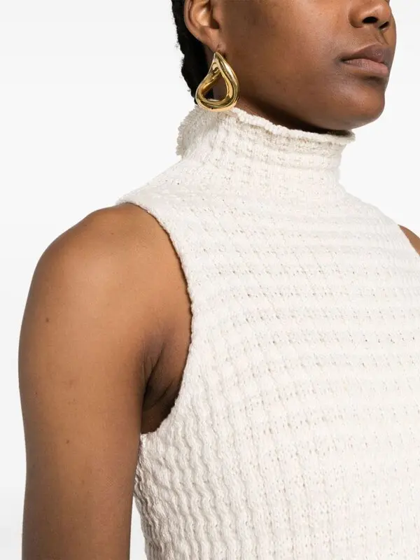 JIL SANDER High-neck Knitted Top