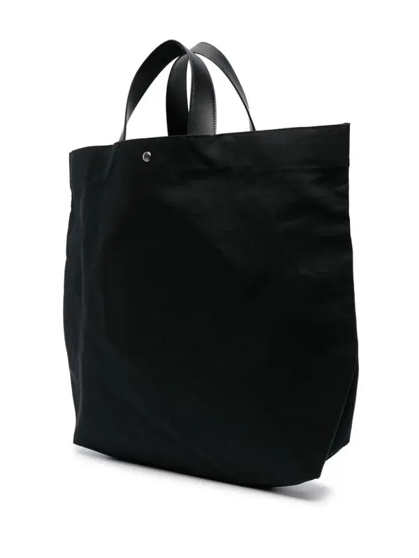 JIL SANDER Book Canvas Tote Bag - Black