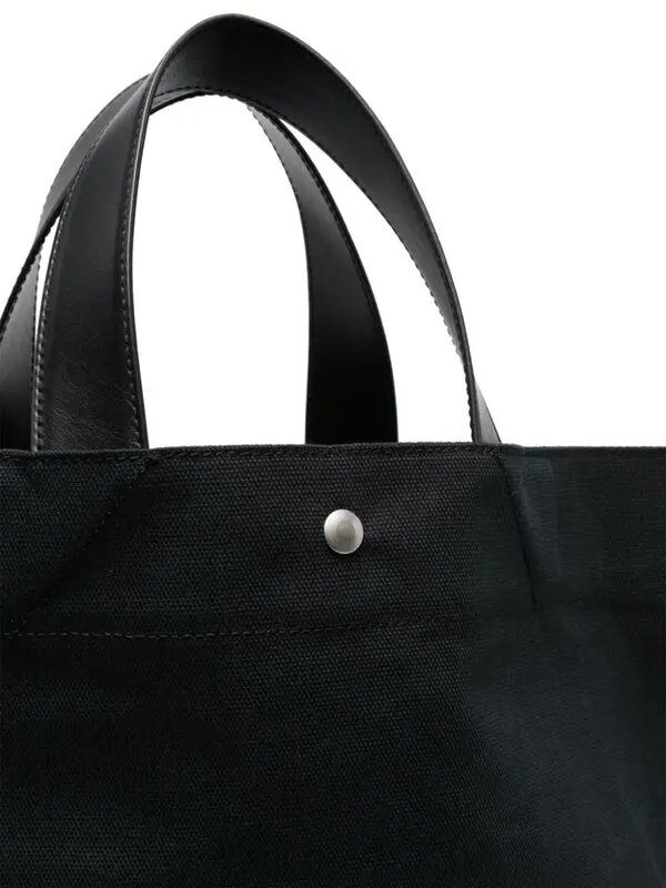 JIL SANDER Book Canvas Tote Bag - Black