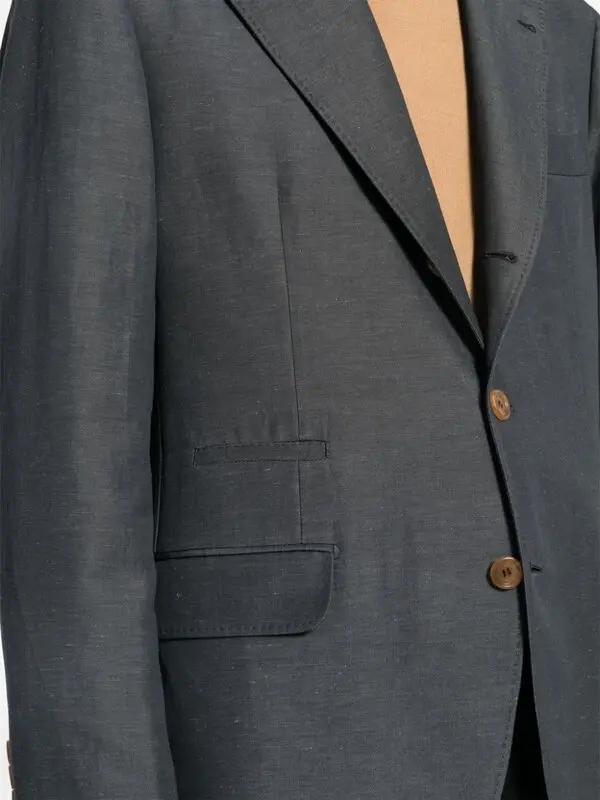 Brunello Cucinelli Single-breasted Wool-blend Blazer