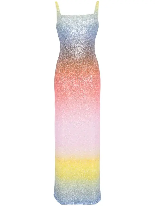 Costarellos Leela Gradient-effect Dress