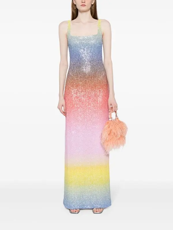 Costarellos Leela Gradient-effect Dress