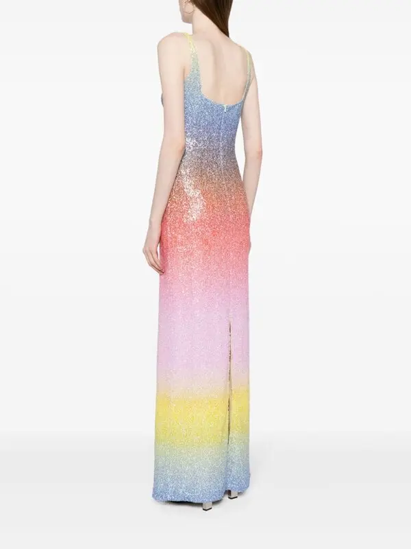 Costarellos Leela Gradient-effect Dress
