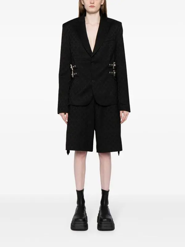 CHARLES JEFFREY Printed Single-breasted Blazer