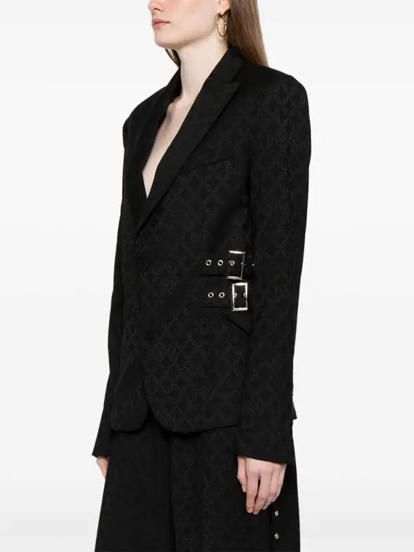 CHARLES JEFFREY Printed Single-breasted Blazer
