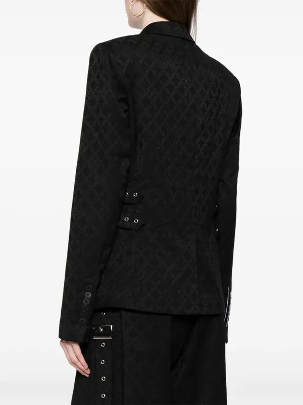 CHARLES JEFFREY Printed Single-breasted Blazer