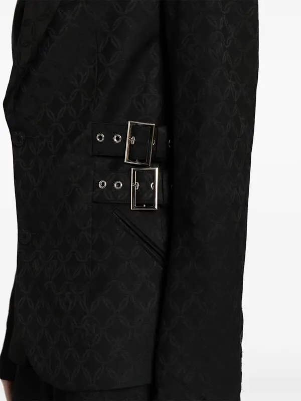 CHARLES JEFFREY Printed Single-breasted Blazer