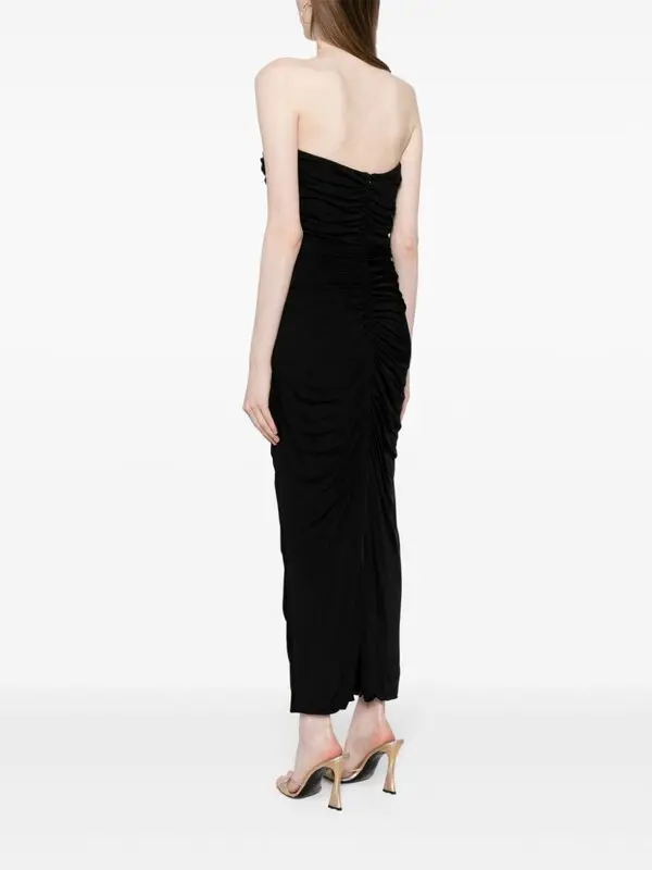 Costarellos Aveline Strapless Midi Dress