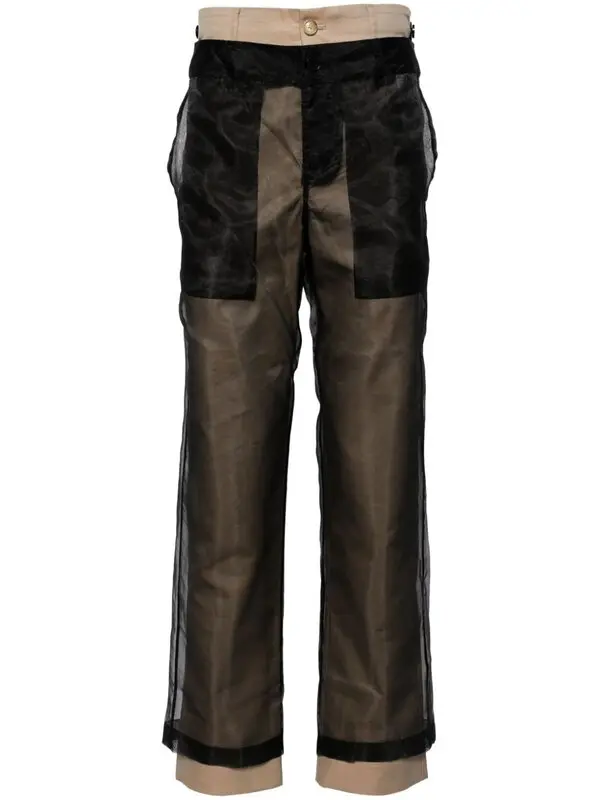 FENG CHEN WANG Reversible Layered Trousers