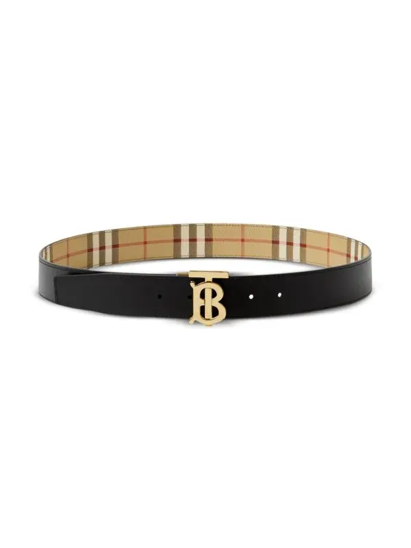 Burberry Reversible Check Tb Belt