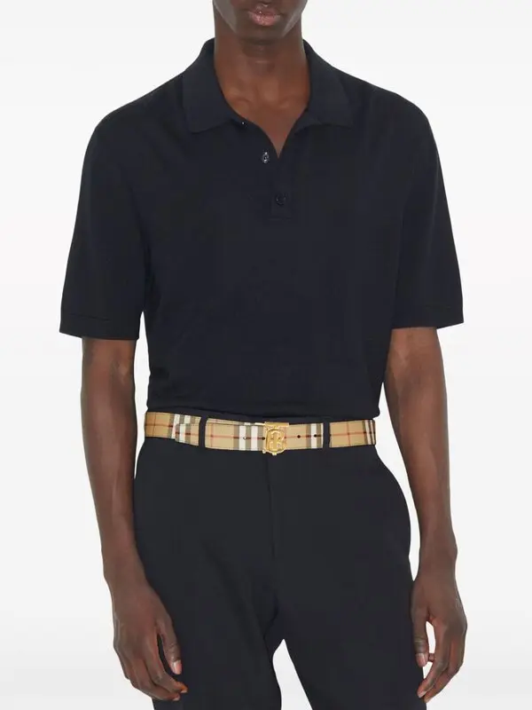 Burberry Reversible Check Tb Belt