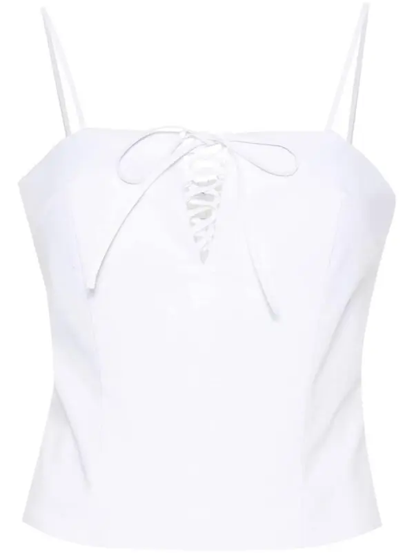 Federica Tosi Lace-up Corset Top