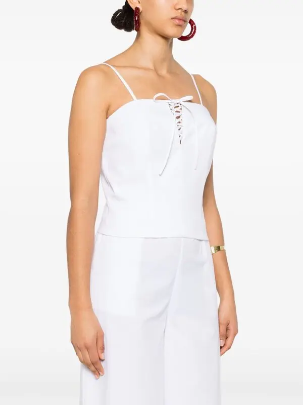 Federica Tosi Lace-up Corset Top