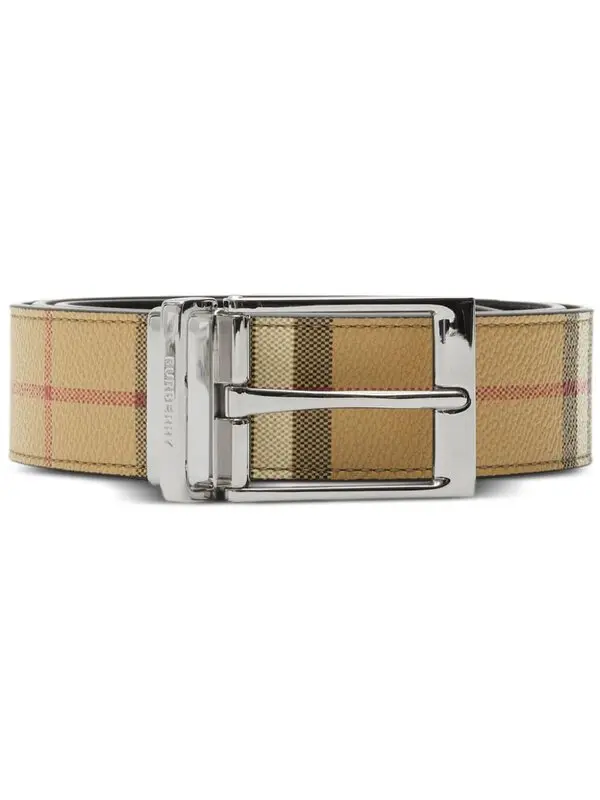 Burberry Reversible Belt - Neutrals