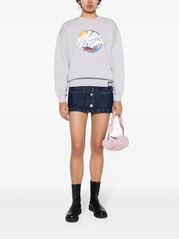Maison Kitsuné Logo-print Sweatshirt