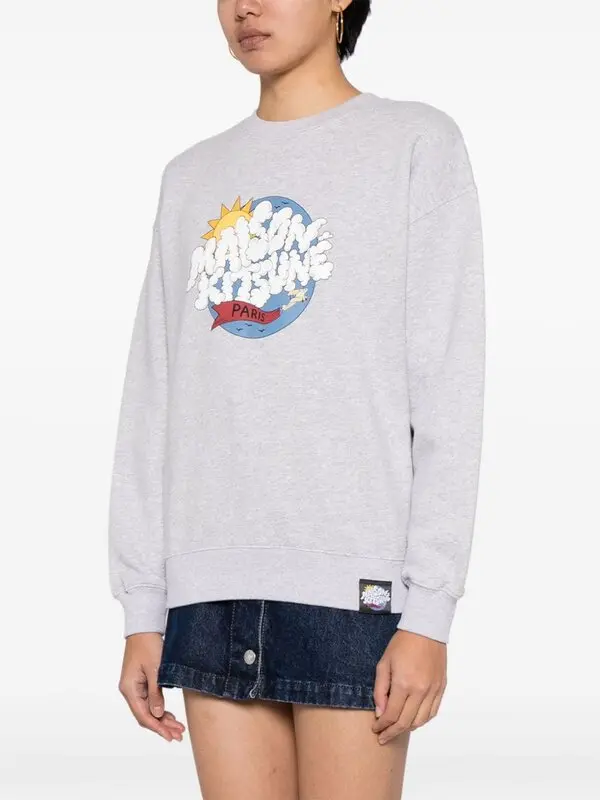 Maison Kitsuné Logo-print Sweatshirt