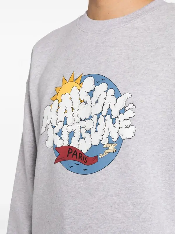 Maison Kitsuné Logo-print Sweatshirt