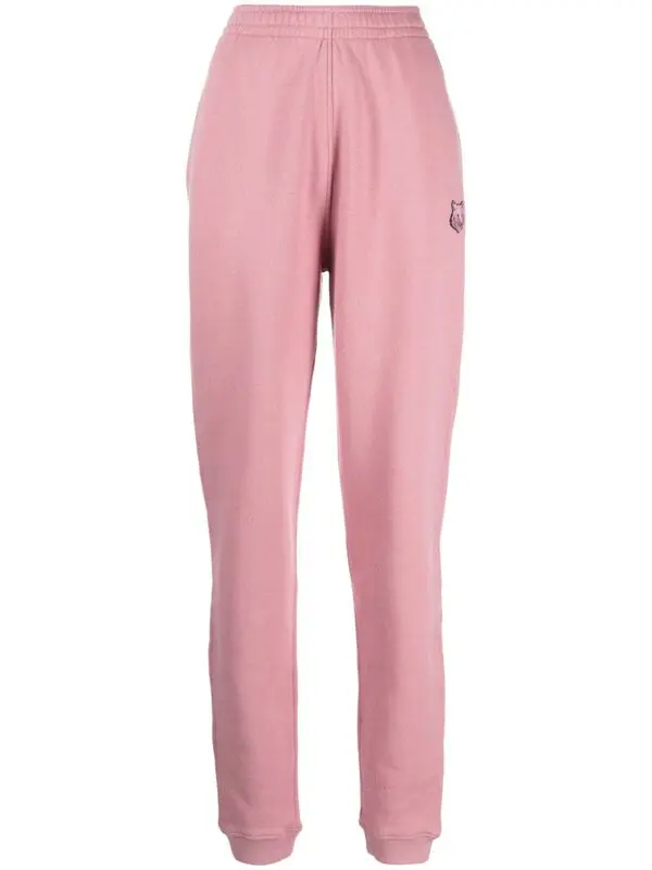Maison Kitsuné Bold Fox Head Track Pants - Pink