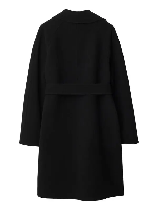 Burberry Cashmere Wrap Coat - Black