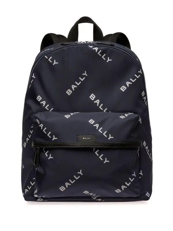 Bally Logo-print Scuba Backpack - Blue