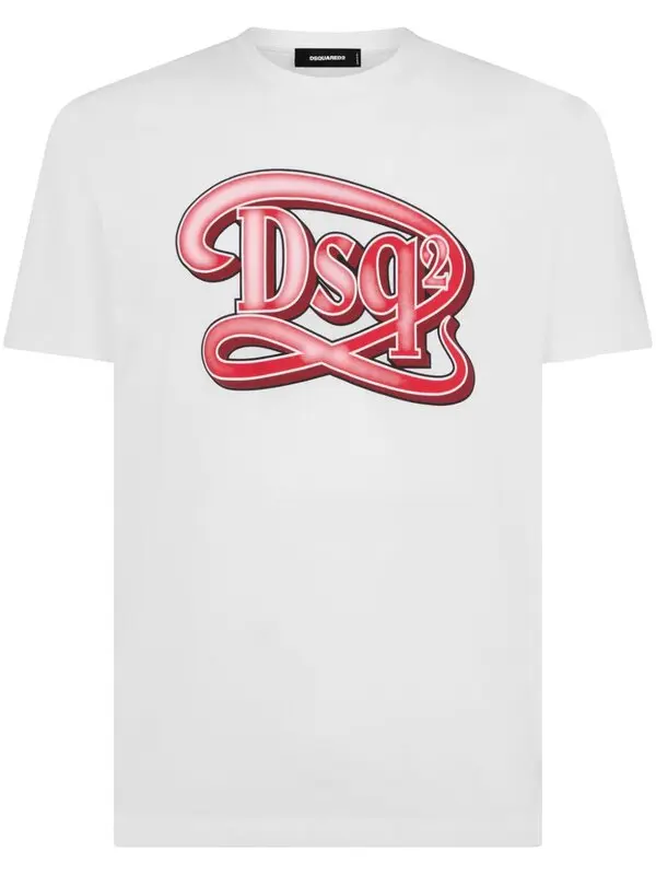 Dsquared2 Logo-print Cotton T-shirt - White
