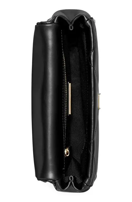 Tory Burch Kira Diamond Quilted Leather Top Handle Bag
