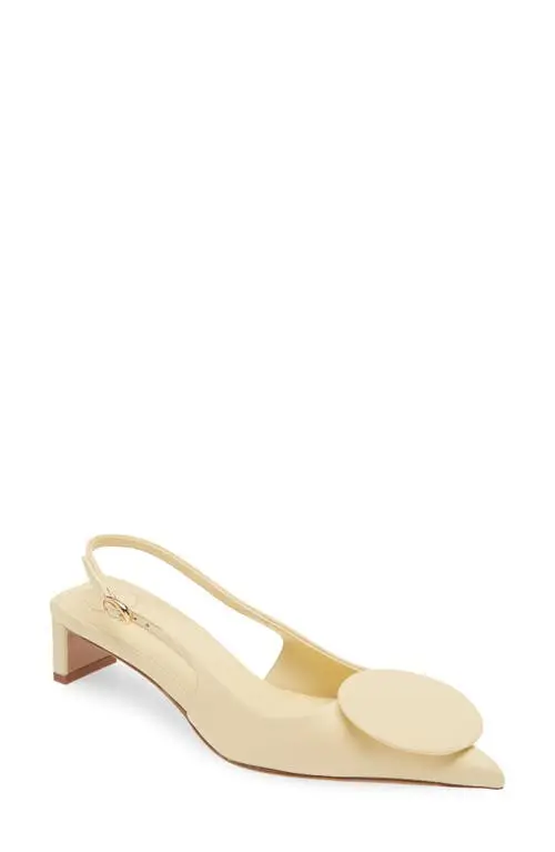 Jacquemus Les Duelo Basses Mismatched Slingback Pumps