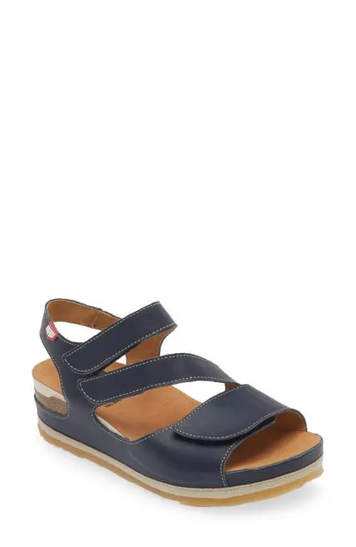 ON FOOT 206 Austin Platform Sandal - Navy