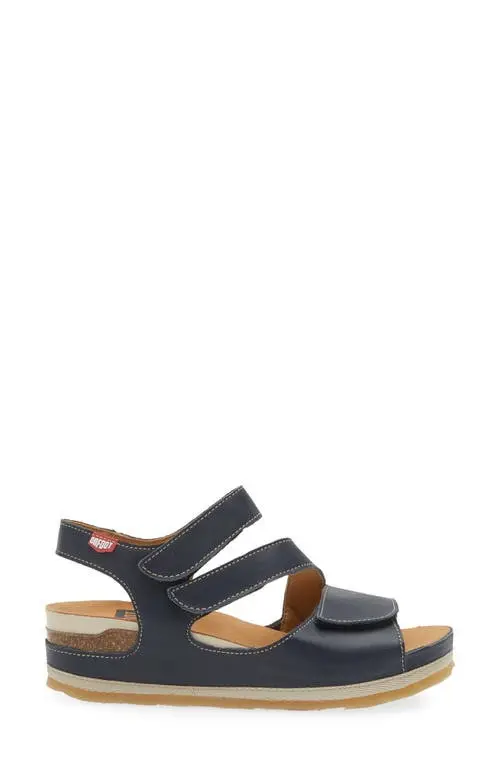 ON FOOT 206 Austin Platform Sandal - Navy