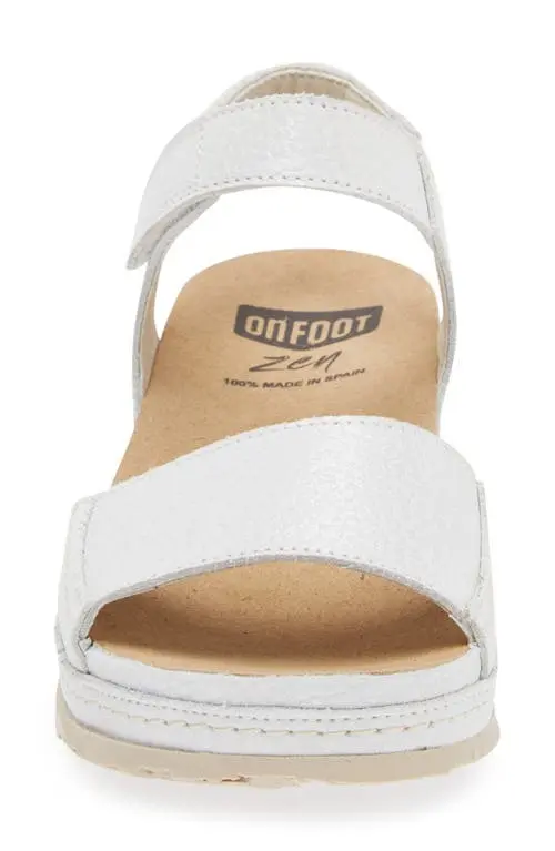 ON FOOT 250 Madison Platform Sandal - Blanco