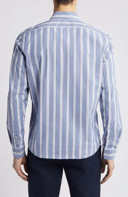 BOSS Liam Kent Regular Fit Check Stretch Cotton Button-up Shirt