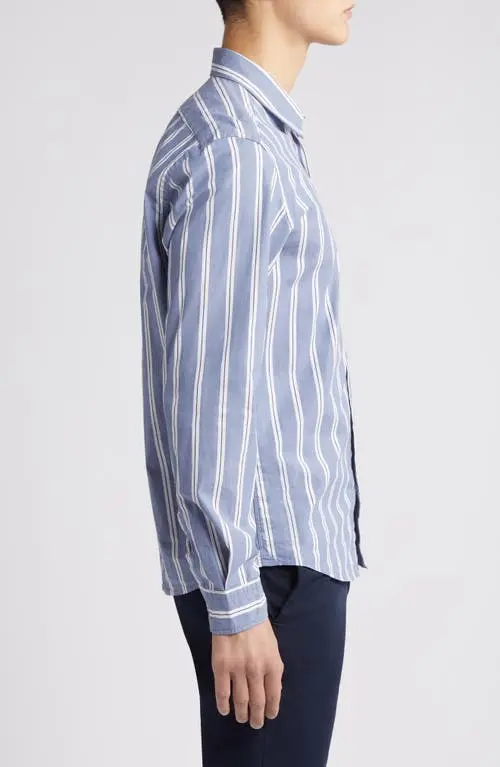 BOSS Liam Kent Regular Fit Check Stretch Cotton Button-up Shirt
