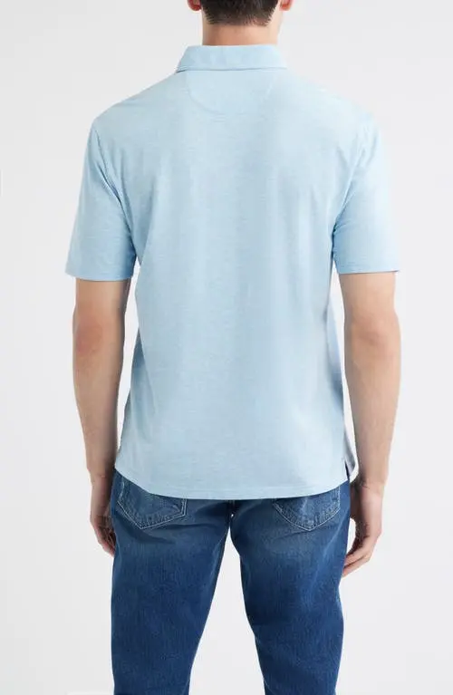 Johnnie-o Heathered Original 2.0 Regular Fit Polo - Cloud Blue