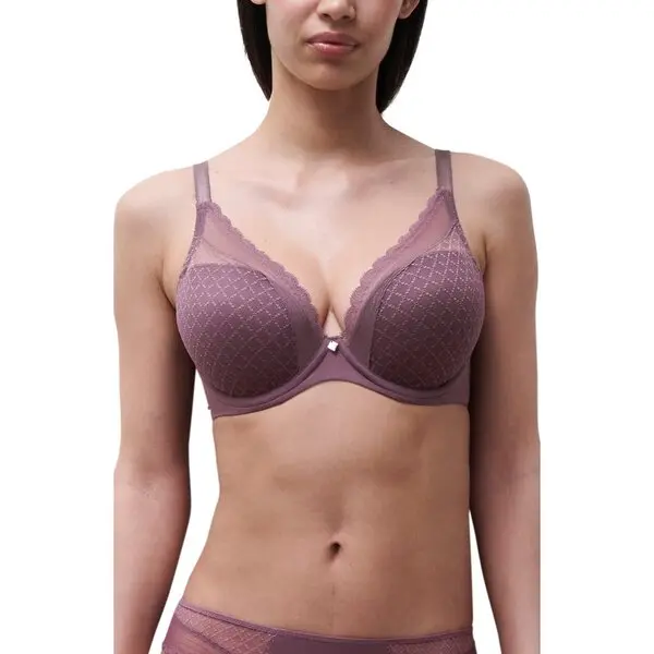 Chantelle Norah Chic Plunge T-shirt Bra - Hyacinth