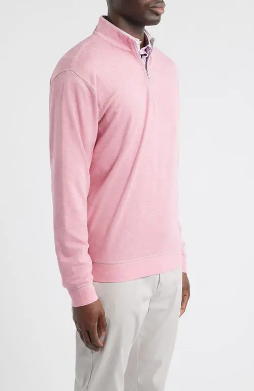 Johnnie-o Hanks Heathered Quarter Zip Pullover