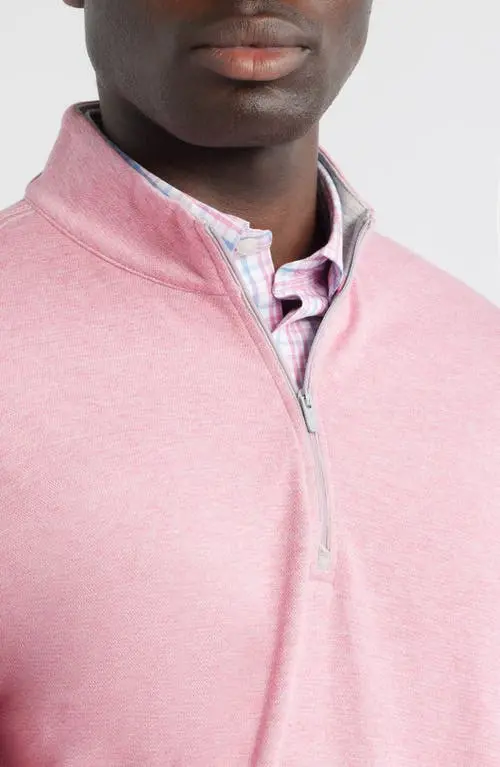 Johnnie-o Hanks Heathered Quarter Zip Pullover