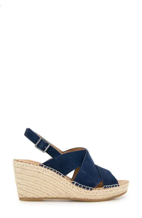 Gentle Souls By Kenneth Cole Claudia Espadrille Wedge Pump
