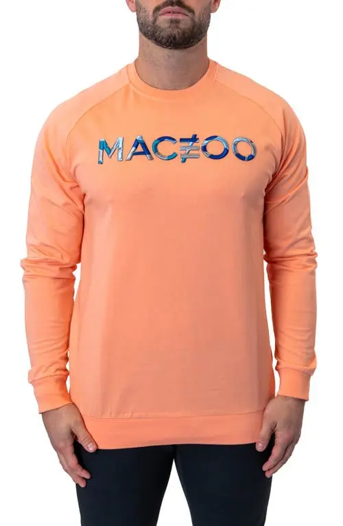 MACEOO Camo Logo Stretch Cotton Sweatshirt