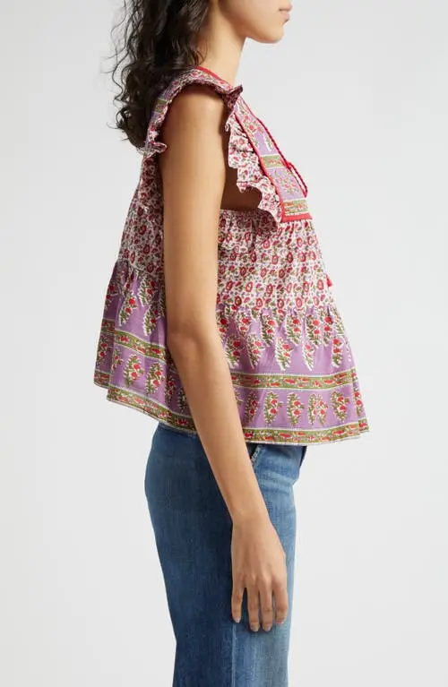 Mille Chelsea Ruffle Top - Heirloom