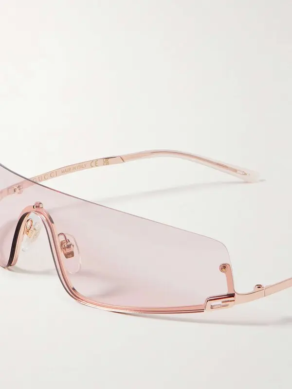 Gucci Rimless Rectangle-frame Sunglasses