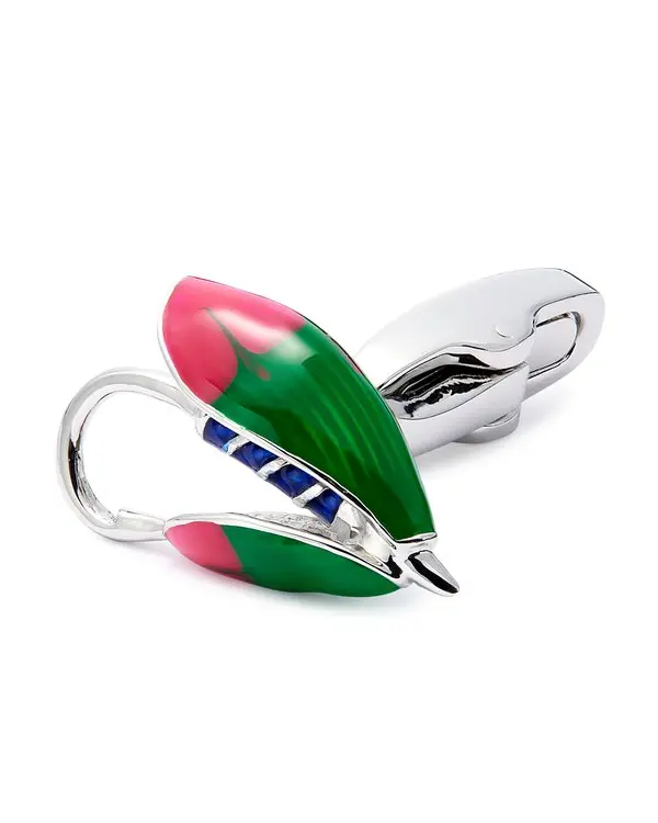 LINK UP Feather Fly Fishing Cufflinks