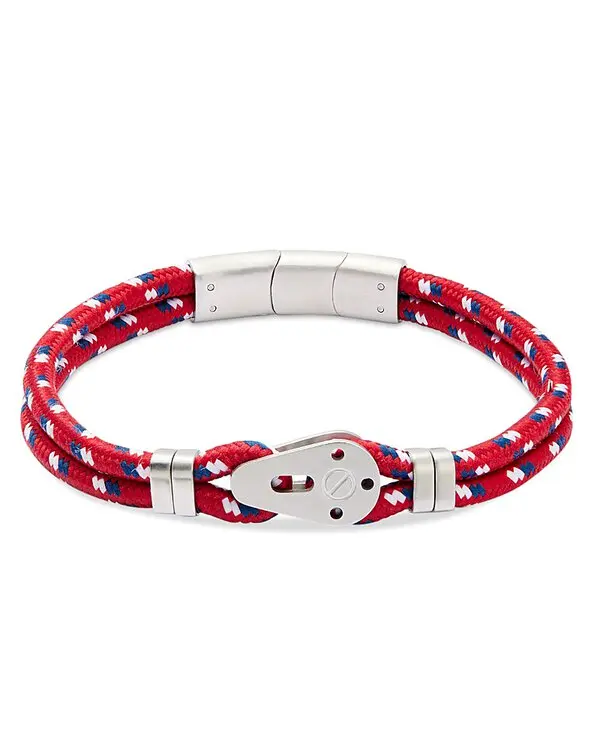 LINK UP Sailing Pulley Nylon Cord Bracelet - Red
