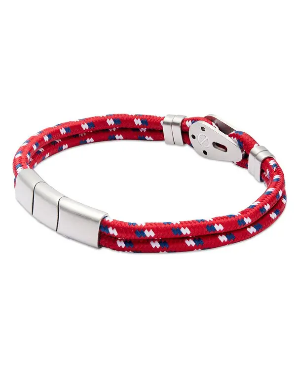 LINK UP Sailing Pulley Nylon Cord Bracelet - Red