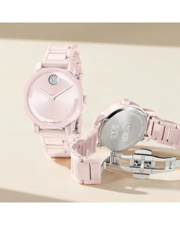 Movado Bold Evolution 2.0 Watch, 34mm - Pink