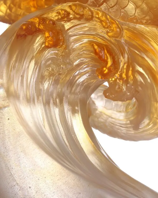 LIULI True Believer Rising Swell Crystal Sculpture